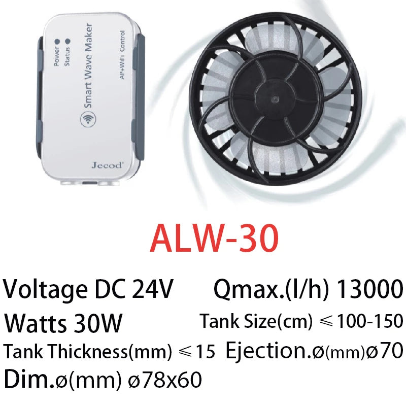 Jecod ALW-30 Wave Maker – AquaForest Aquarium Studio